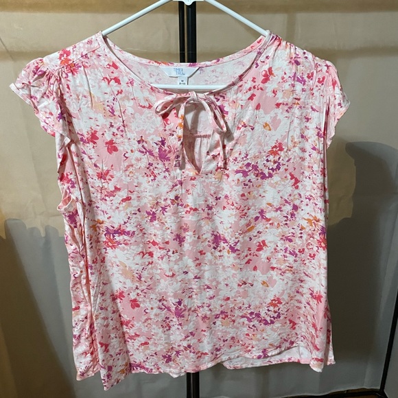 Time and Tru | Tops | Time Tru Floral Top | Poshmark